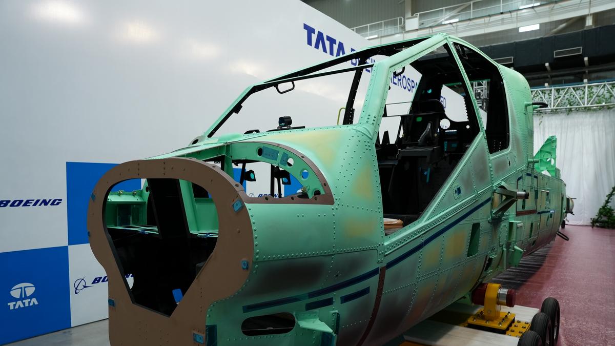 Tata Boeing Aerospace delivers 300th fuselage for AH-64 Apache helicopter from Hyderabad ...